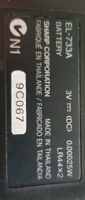 Sharp EL-733A Financial Calculator for sale online | eBay