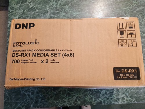 DNP 4 x 6" Media Set for DS-RX1HS & RX1 Printers (2 Rolls) - New in Box ...
