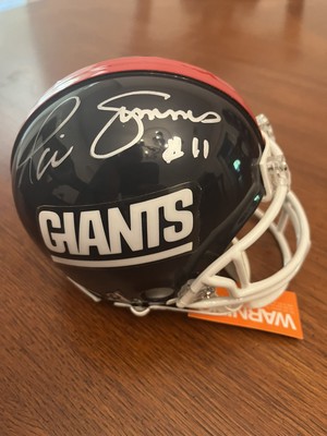 PHIL SIMMS SIGNED MINI HELMET NEW YORK GIANTS BEAUTIFUL SIGNATURE ...