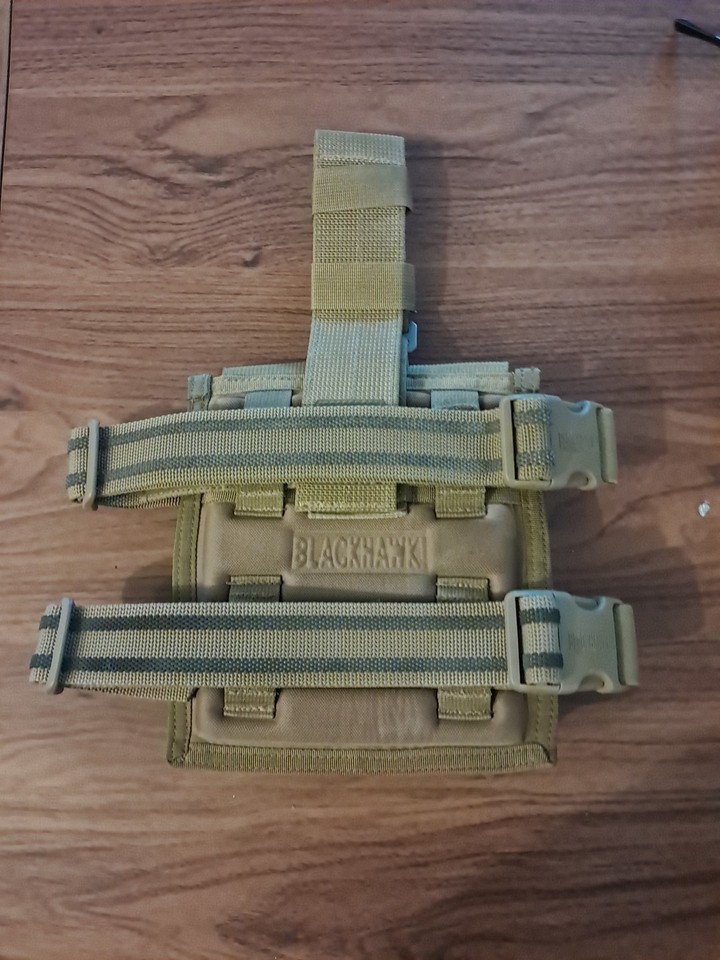 BLACKHAWK Omega Enhanced Drop Leg 4x Mag Pouch | eBay