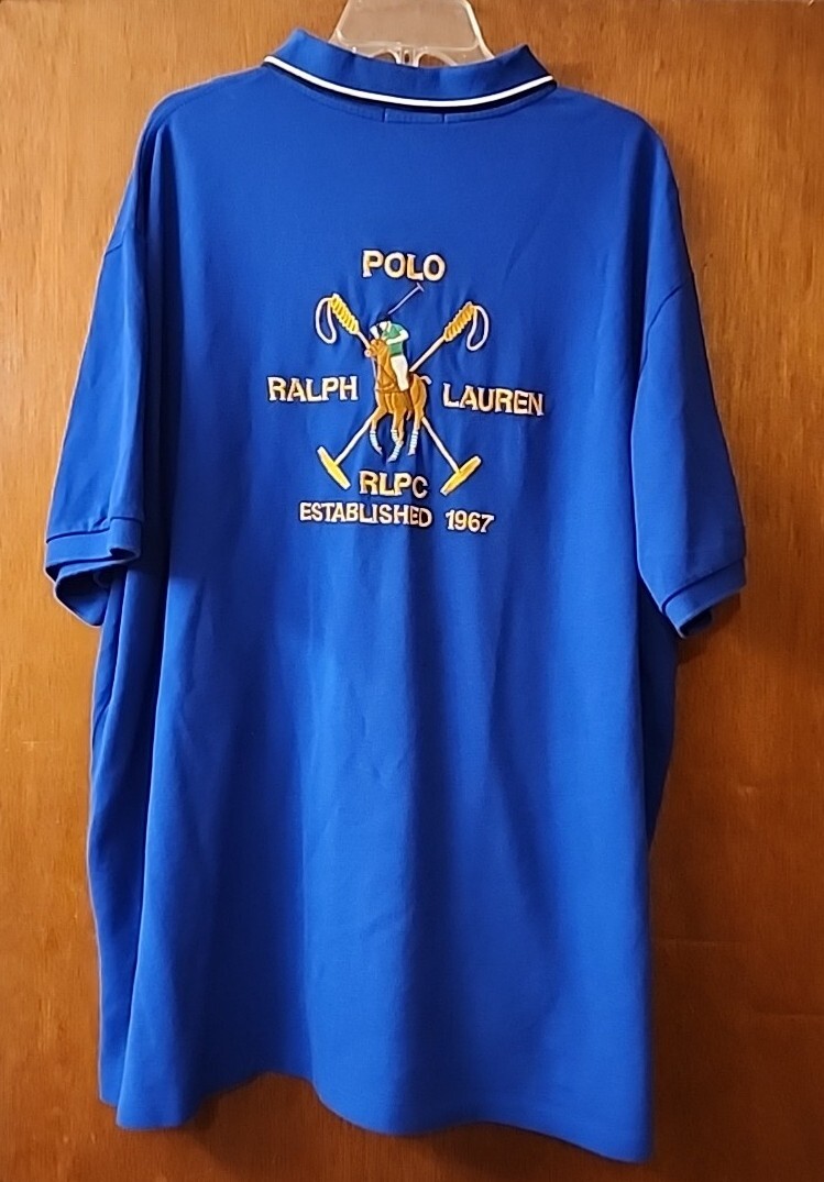 Polo Ralph Lauren Polo Shirt Mens 3XB Pony Embroidery… - Gem