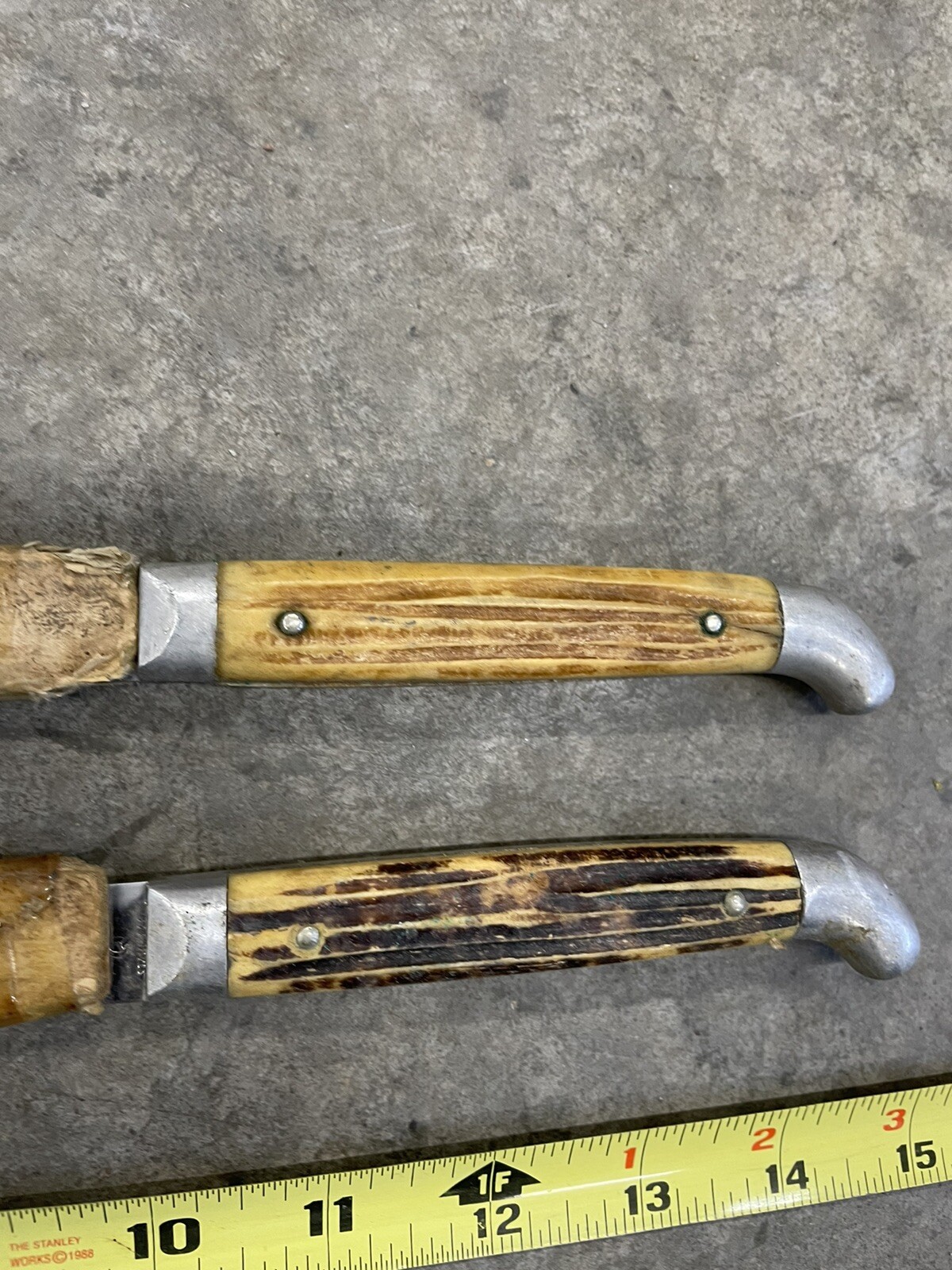 FT3 VINTAGE QUEEN CUTLERY Deluxe Carver & Slicer Knife Set pair | eBay