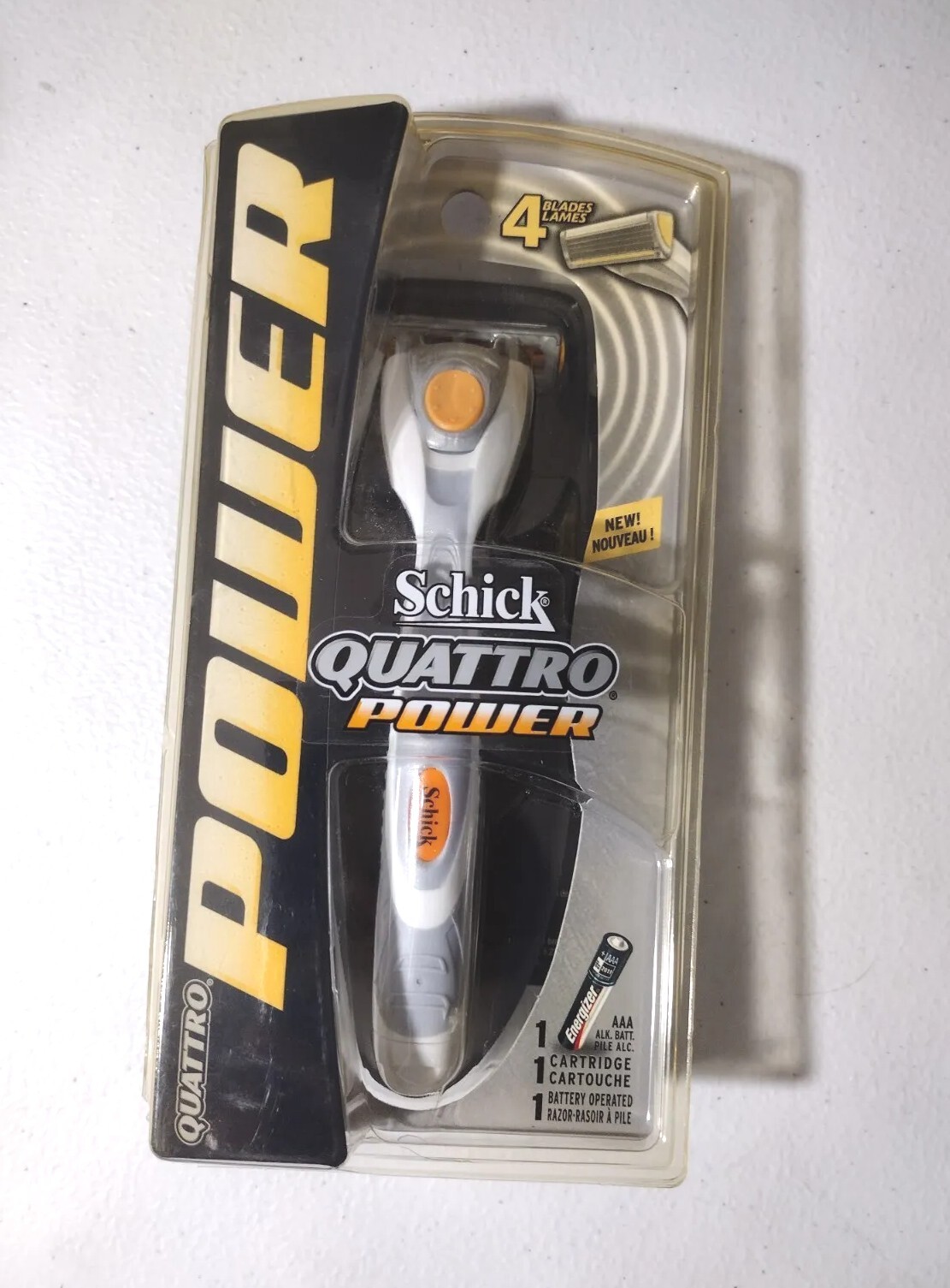 Schick Quattro Power Razor 1 Cartridge Battery Operated for sale online ...