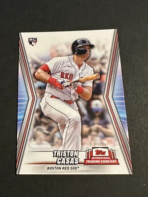 2023 Topps INTERNATIONAL TRADING CARD DAY Triston Casas RC - FREE ...