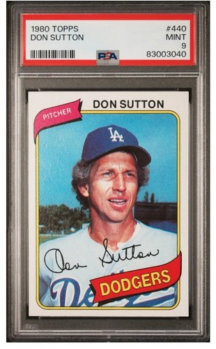 1980 TOPPS #440 DON SUTTON DODGERS HOF PSA 9 | eBay