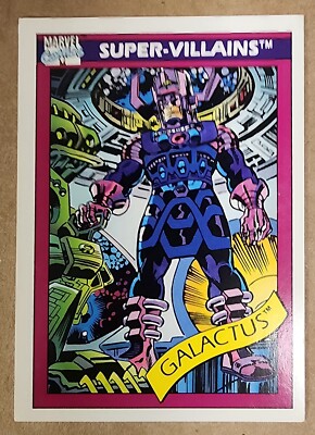 Galactus, Card #75, 1990 Marvel Universe Superheroes Series I, By Impel ...