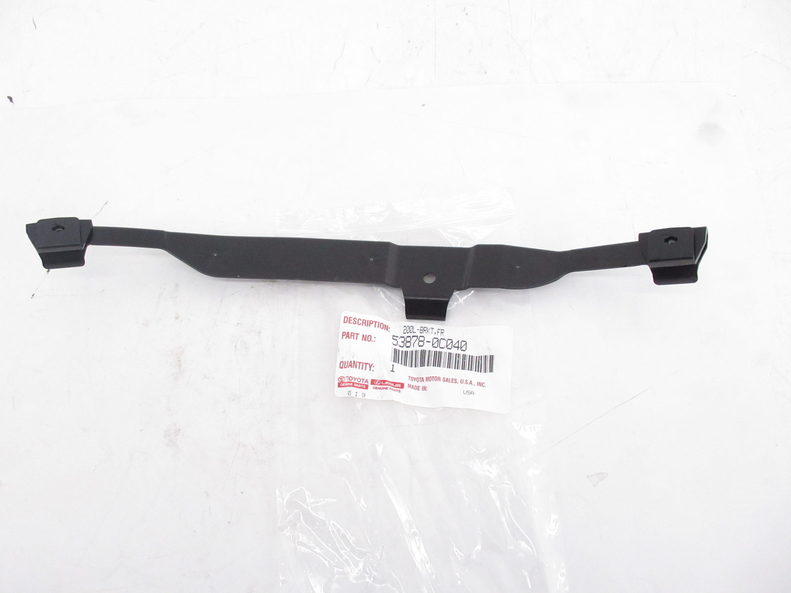 Genuine OEM Toyota 53878-0C040 Driver Front Bumper Cover Bracket 2008 ...