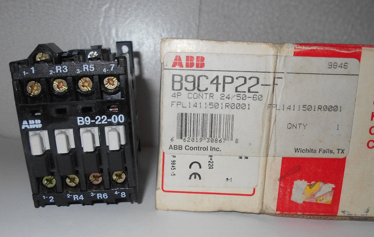 ABB CONTACTOR B12-30-10 IEC 947-4-1 B12 YEAR WARRANTY, 48% OFF