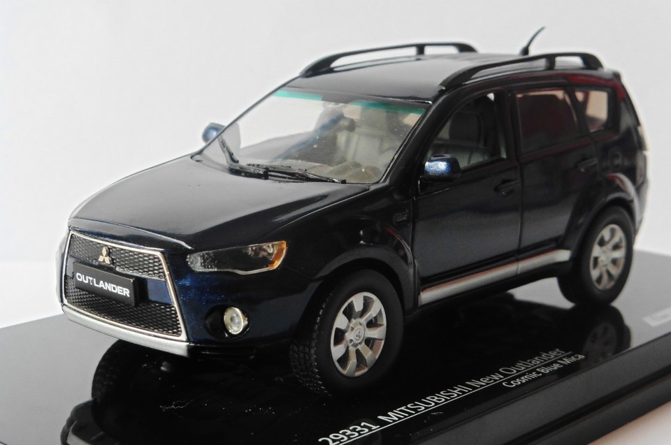 Mitsubishi New Outlander Cosmic Blau Glimmer 2011 Vitesse 29331 1:43 ...