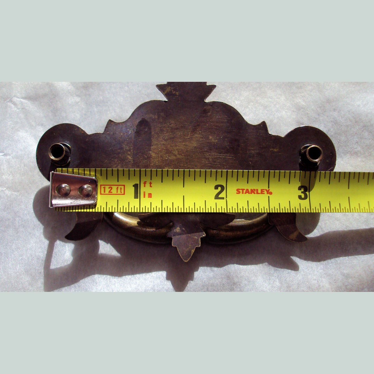 Brass Chippendale Bail Pull Batwing Drawer Pull DC10 A657 3" Center | eBay