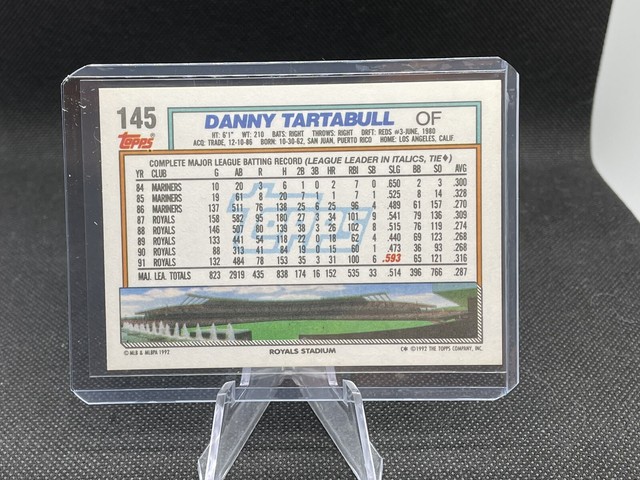 1992 Topps - #145 Danny Tartabull for sale online | eBay