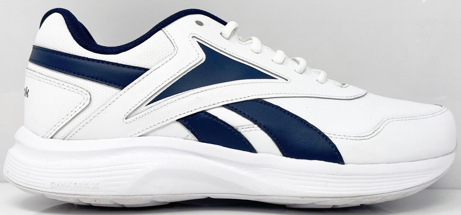 Size 11 - Reebok Walk Ultra 7 DMX Max 4E Wide White Collegiate Navy for ...