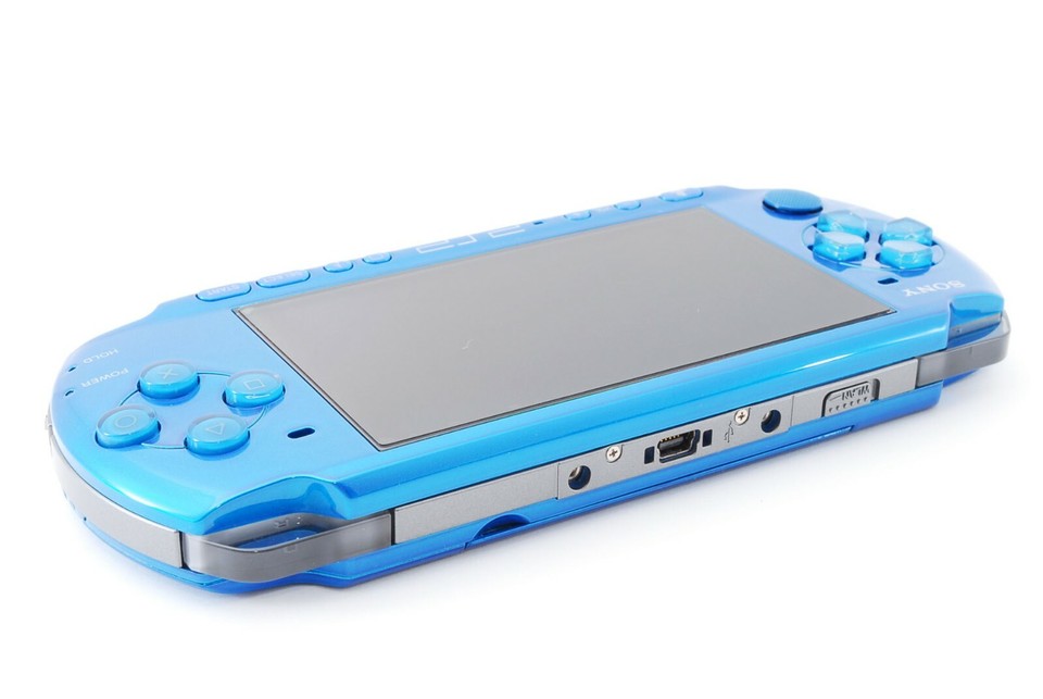 Sony PSP 3000 Vibrant Blue Console w/ Box and Charger Japan [Excellent ...