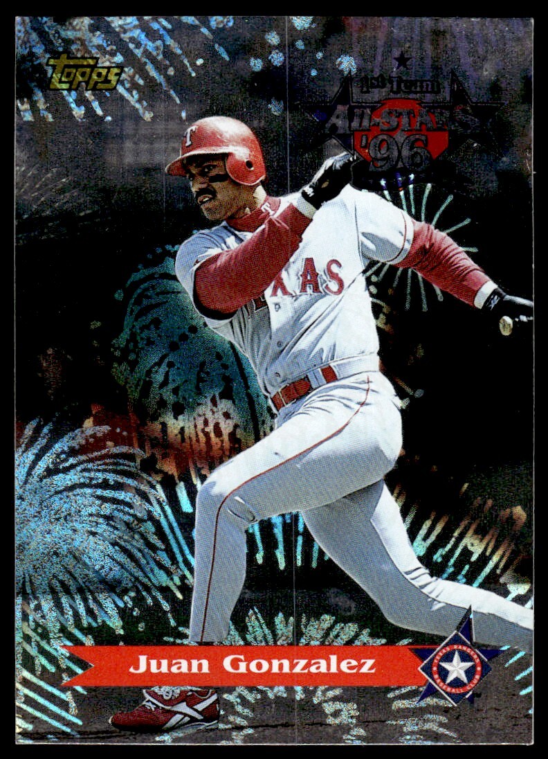1997 Topps All-Stars Juan Gonzalez Texas Rangers #AS15 | eBay