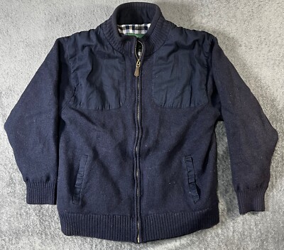 Orvis Wool Sweater Shooter Jacket Ultimate Foul Weather Full Zip Lined ...