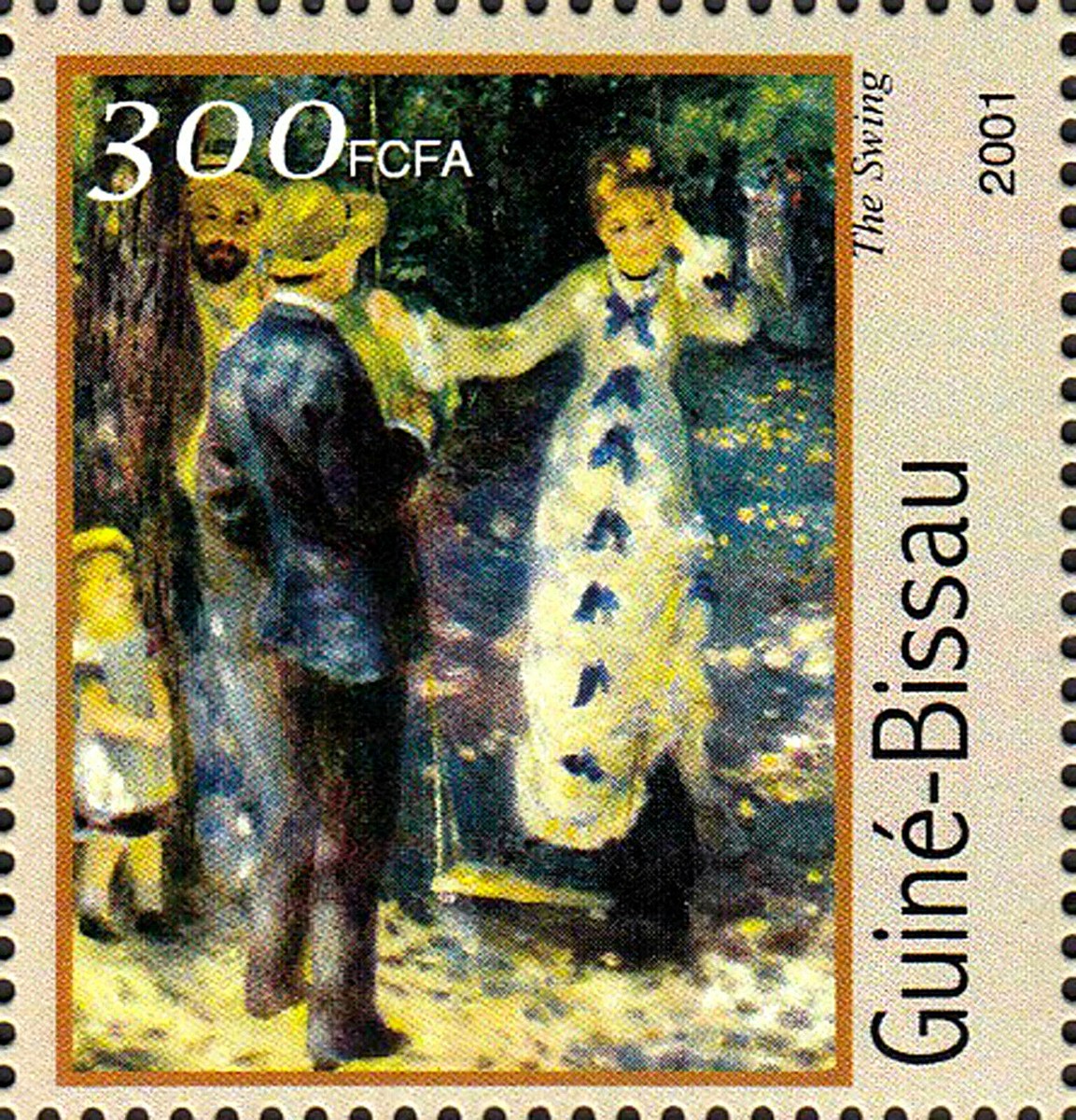 Renoir Die Schaukel Auf Der Schaukel", Pierre Auguste Renoir (1876)