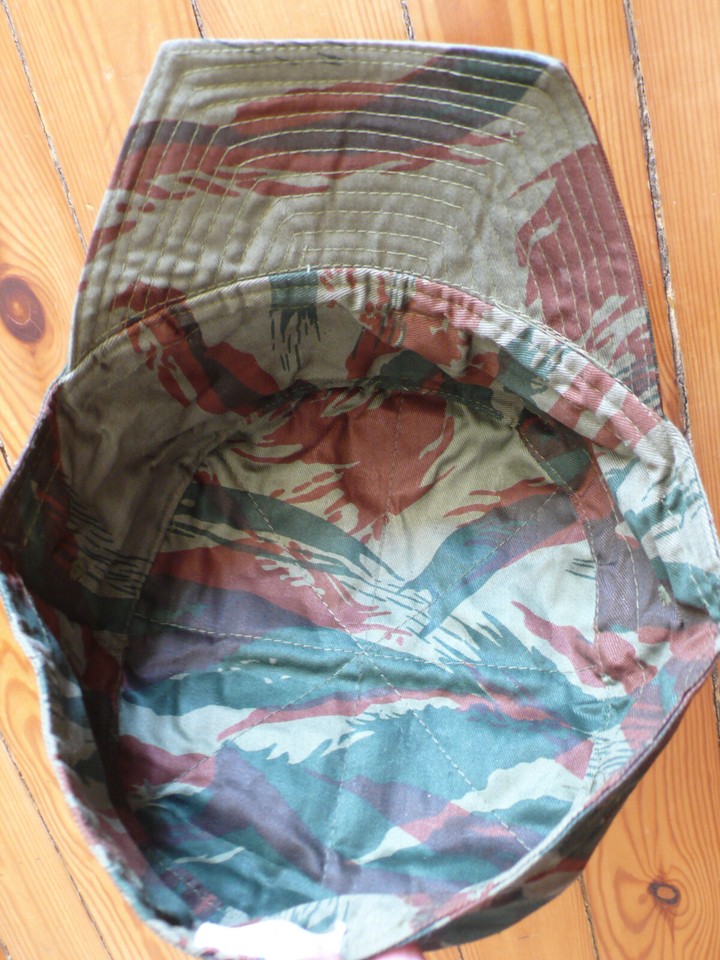 NEW french army foreign legion f1 cap patrol tropical hat lizard camo ...