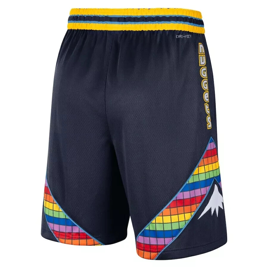 Denver Nuggets Nike City Edition Swingman Performance Shorts Men's 2021 ...