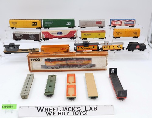 Lot of 18 Tyco Toy Train Cars 1970s Vintage HO 1:87 Scale | eBay