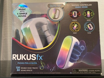 Rukus FX Hand-Held Motion Controlled Music Mixer - 120 Tracks & 80 ...