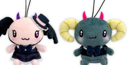 Sanrio Neo-Gothic Devils LLOROMANNIC Berry & Cherry Plush Mascot set | eBay