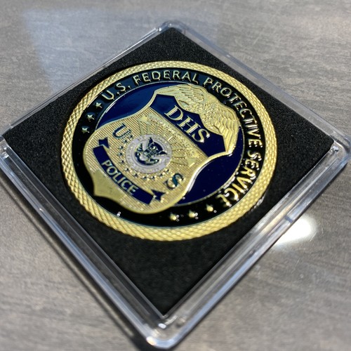 US Federal Protective Service Police DOHS Challenge Coin 40mm | eBay