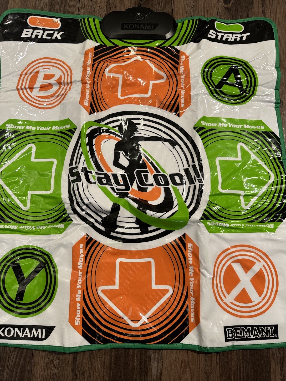 Dance Dance Revolution DDR Dance Mat Pad Controller Xbox 360 Konami ...