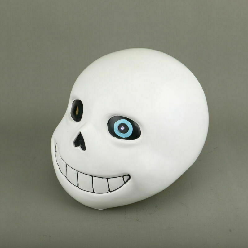 Luminous Sans Mask Cosplay Skull Sans Papyrus LED Mask Halloween Props ...