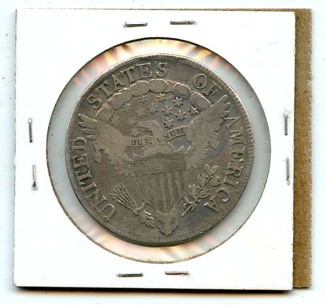 1807 DRAPED BUST SILVER HALF DOLLAR COIN..CLEANED!!! | eBay
