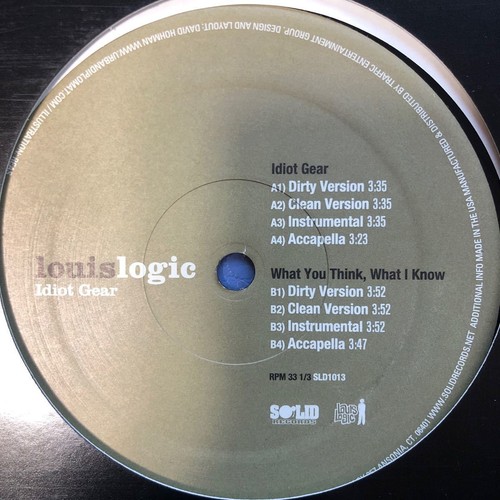 B 12 Inch Louis Logic Idiot Gear Lp Records 5 Or More Items Won | eBay