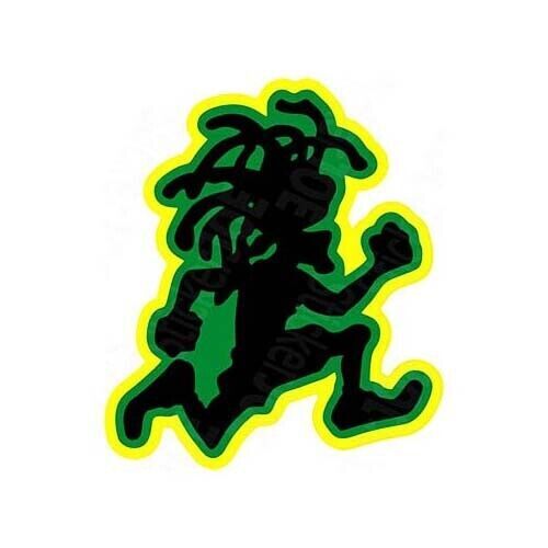 Rasta Man Sticker Decal bob marley jamaican | eBay