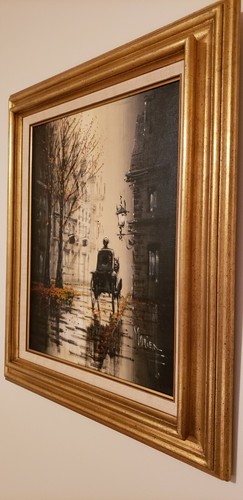 LAWRENCE MONIER FRENCH STREET SCENE - OIL PAINTING - IMPRESSIONIST | eBay