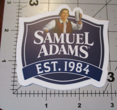 SAM ADAMS boston lager samuel logo STICKER craft beer brewery brewing E ...