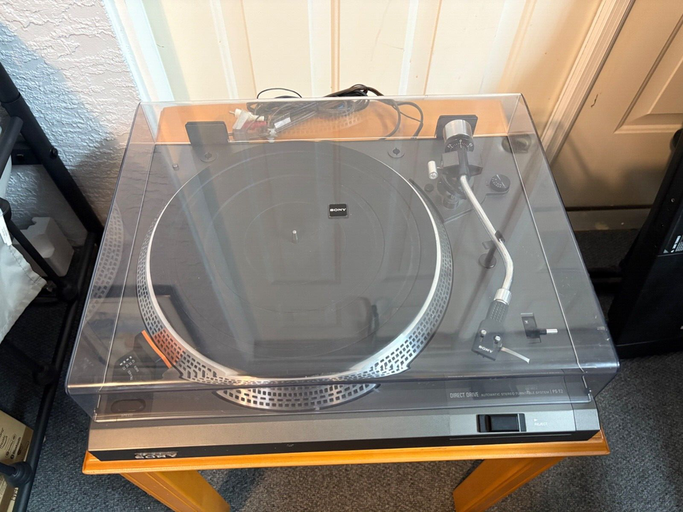 Sony PS-T2 Direct Drive Automatic Stereo Turntable Record Player FREE ...