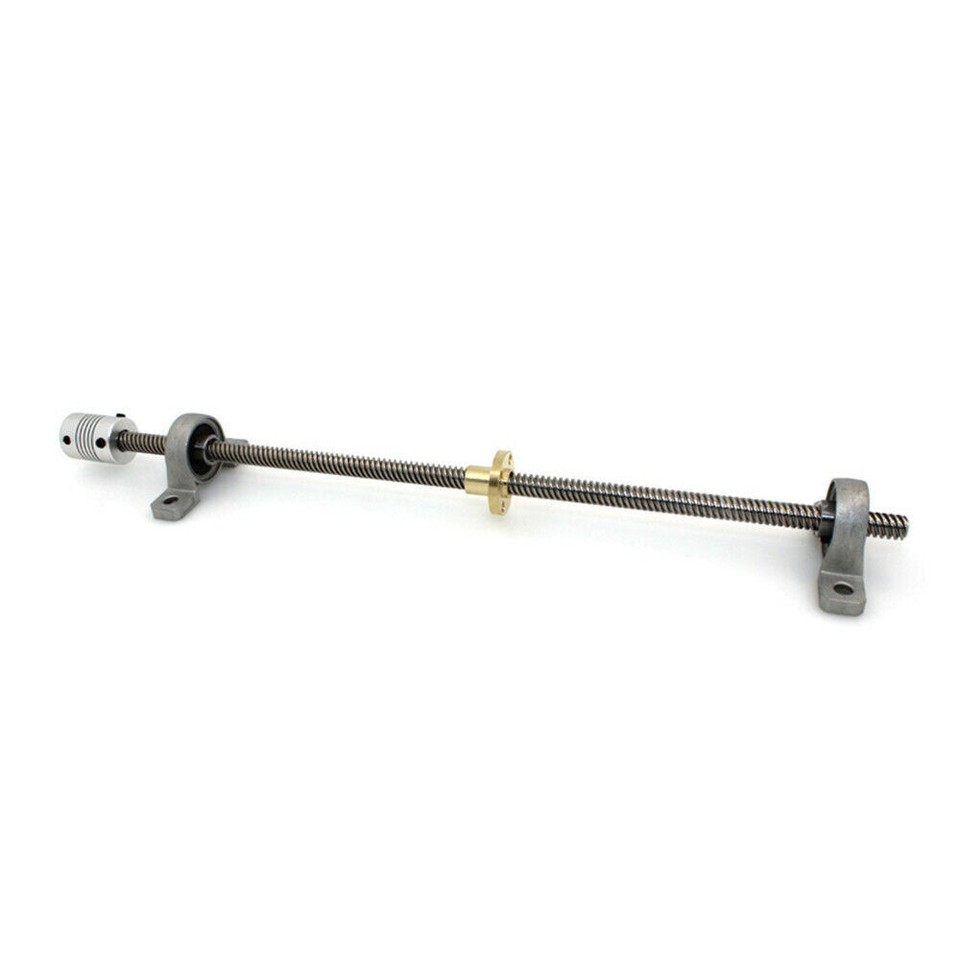 8mm Threaded Rod Trapezoidal T8 Lead Screw Set 600mm~1200mm For CNC 3D ...