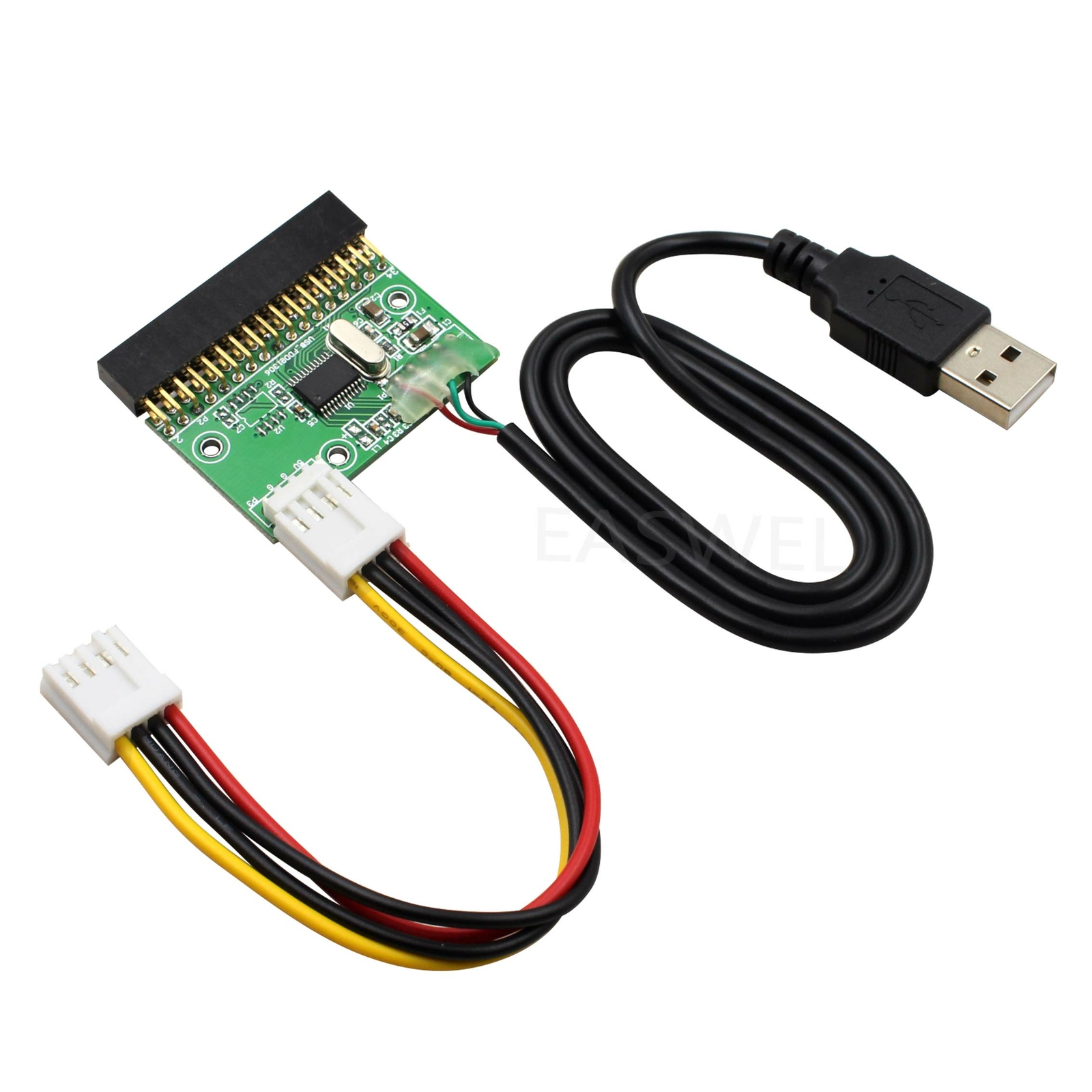 1.44MB 3.5" USB Cable Adapter To 34Pin Floppy Drive Connector PCB Board ...