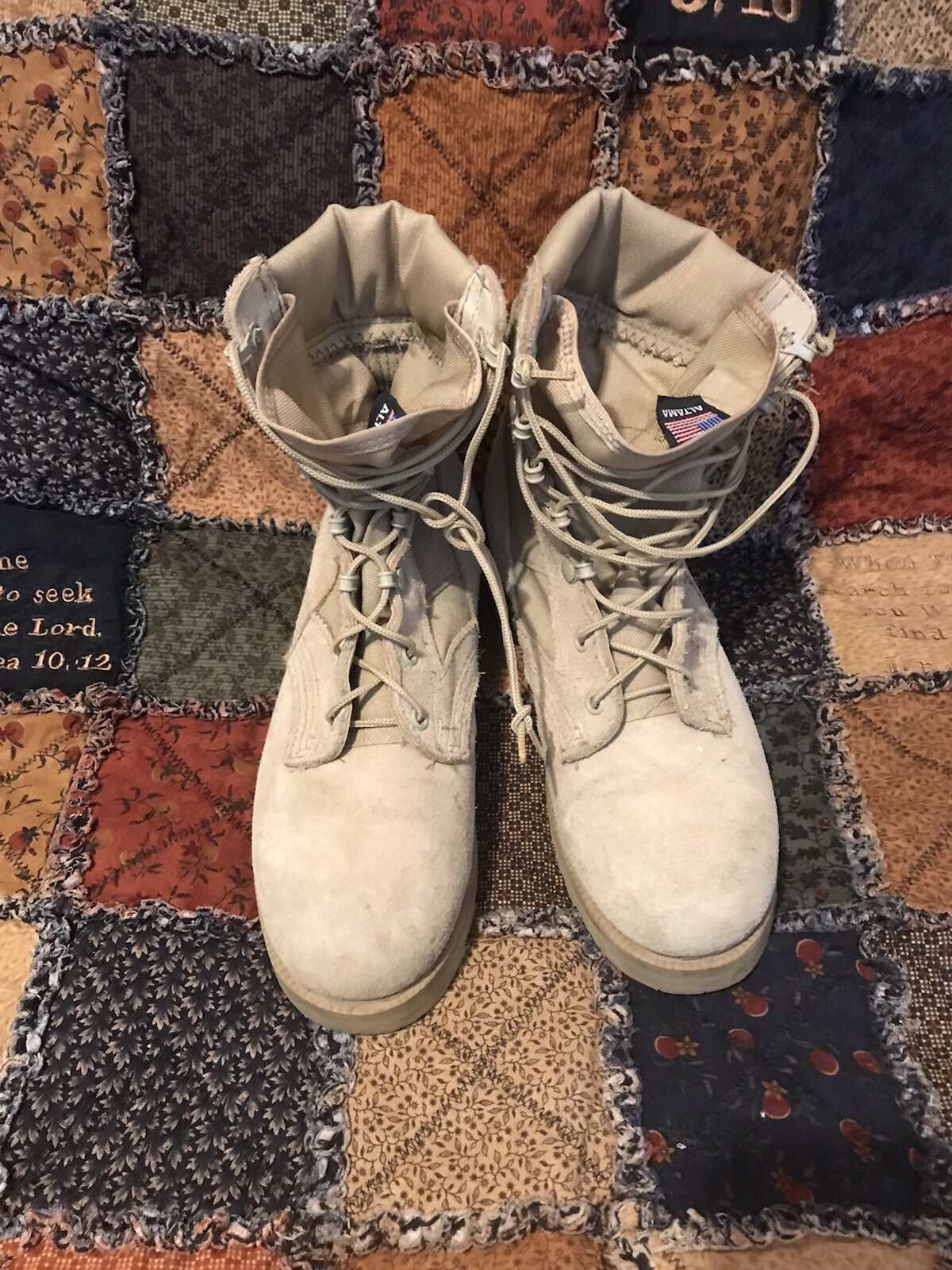 Altama Mens Tan Desert Vibram Military Sand Boots Siz… - Gem