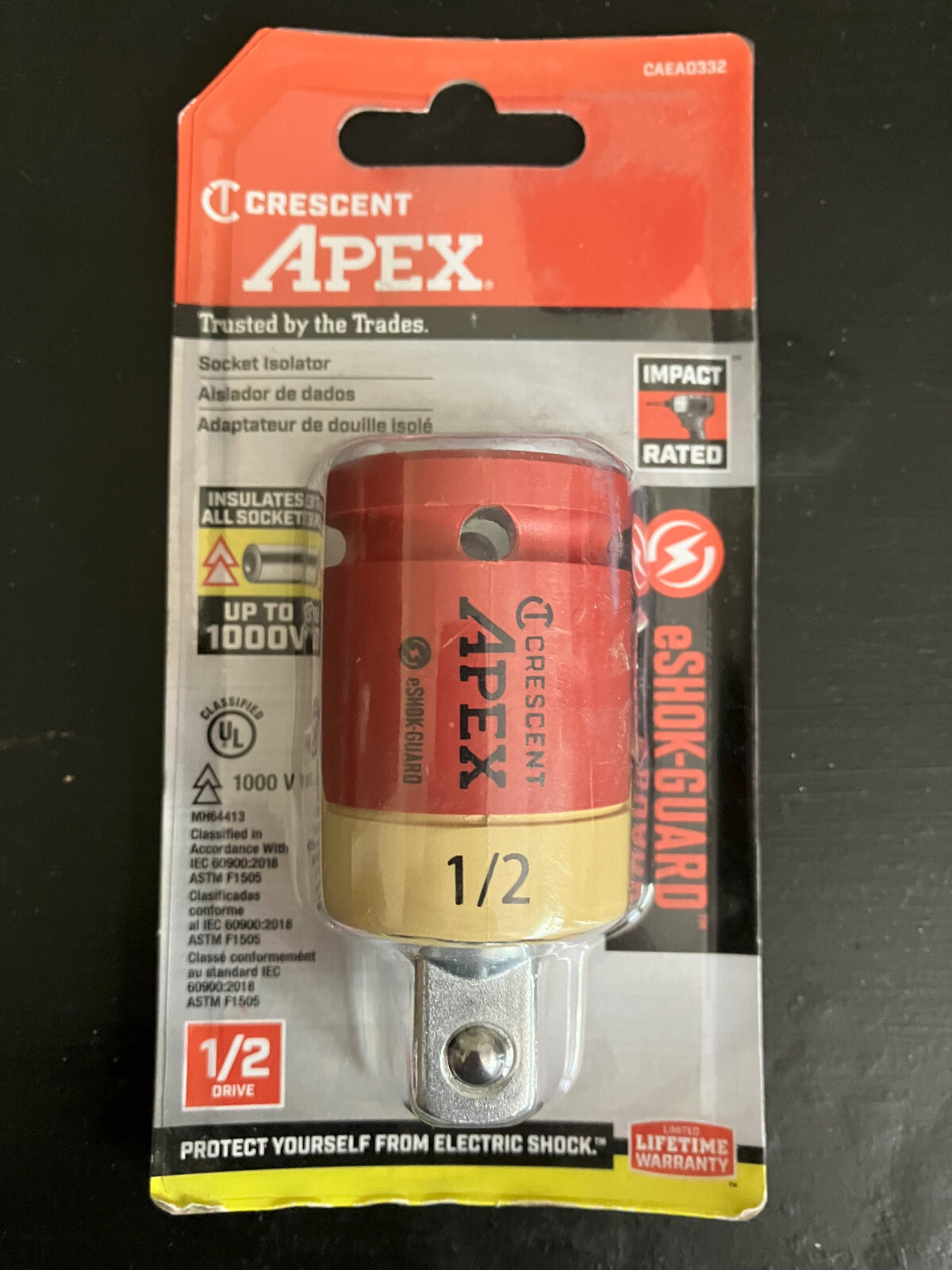 Crescent Apex Eshok-Guard Socket Isolator/insulator 1/2'' X 2-1/2'' | eBay