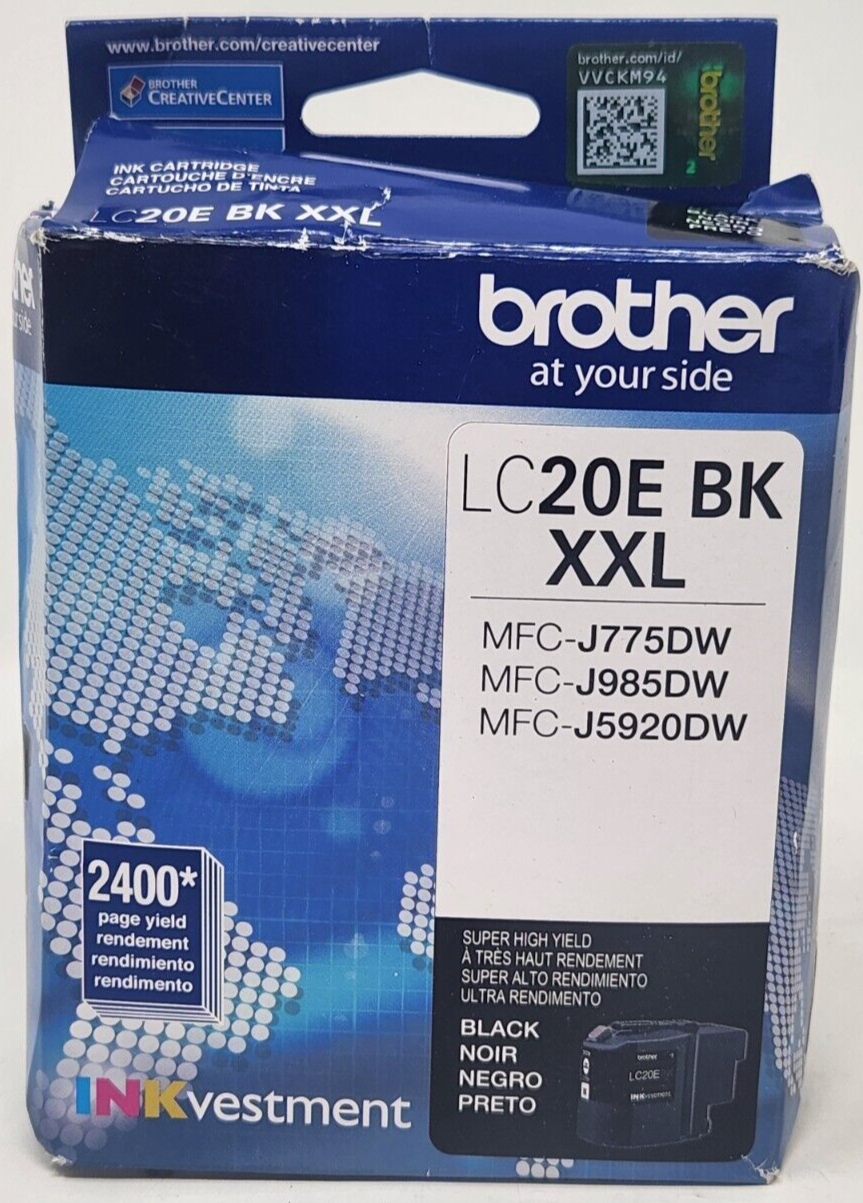 Brother LC20E BK XXL Super High Yield Black Ink, EXPIRED - Ships Today ...
