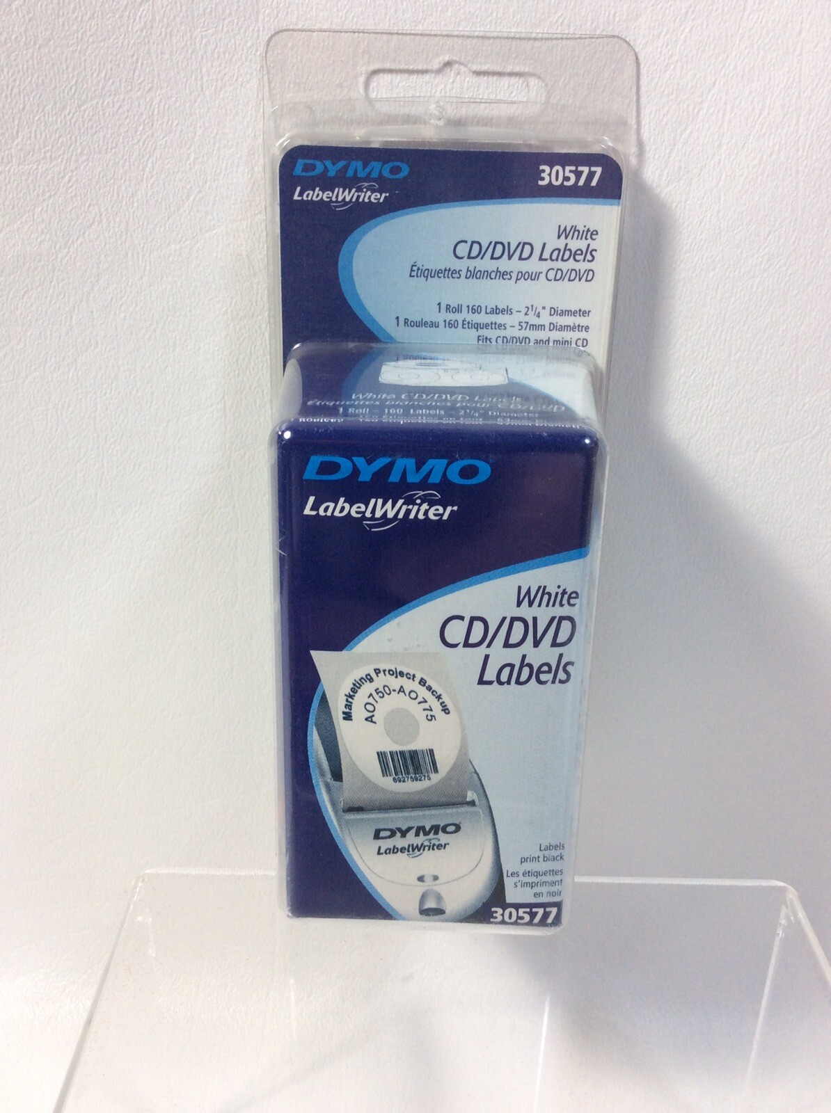 Dymo 30577 - 1 roll white CD/DVD 160 Labels NIP | eBay