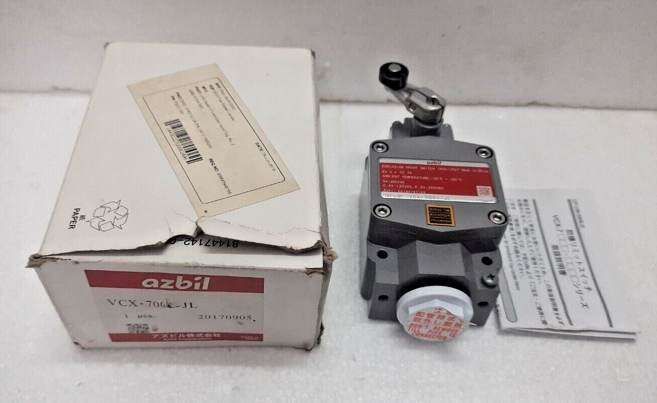 New Azbil VCX-7001--JL Limit Switch Explosion Proof IP54/IP67 | eBay