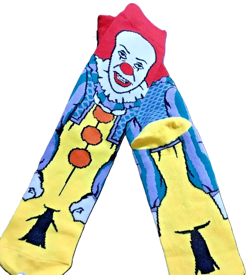 Mens Unisex Horror Movie Cartoon Novelty PENNYWISE Clown IT Character ...