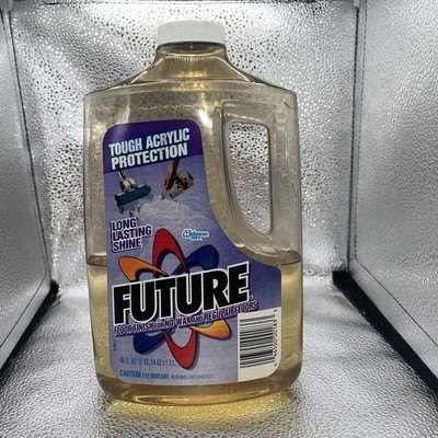 1989 Pledge FUTURE Acrylic Floor Finish No Wax 50% Full 46oz SC Johnson ...