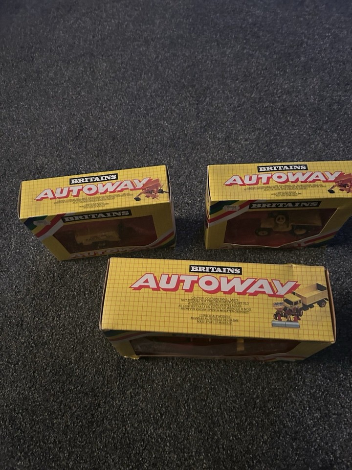Britains Autoway Front End Loader , Dumper , And Compressor | eBay UK