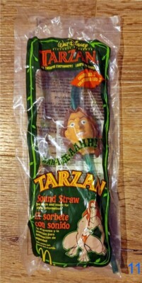 Tarzan - Sound Straw - From McDonald's - 1999 - New, Still Sealed | eBay