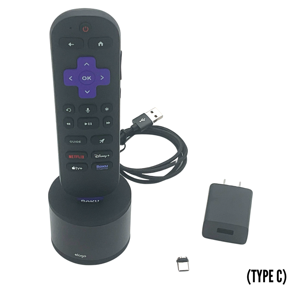 Charging dock for Roku Voice Pro Remote Control Rechargeable Models ...