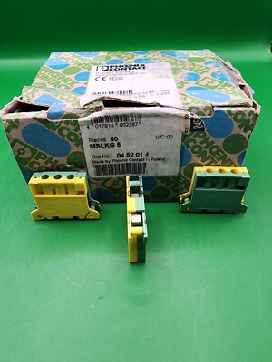 Phoenix Contact Ground Terminal 4mm MSLKG5 0452014 Pack of 33 NEW | eBay