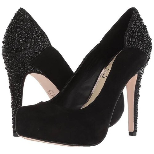 Jessica Simpson Pehyton Black Stiletto Pumps Size 6M High Heels | eBay