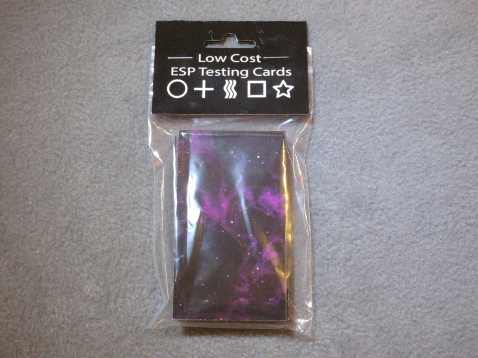 1PK E02C Low Cost zener style ESP Testing Cards - not marked - not a ...