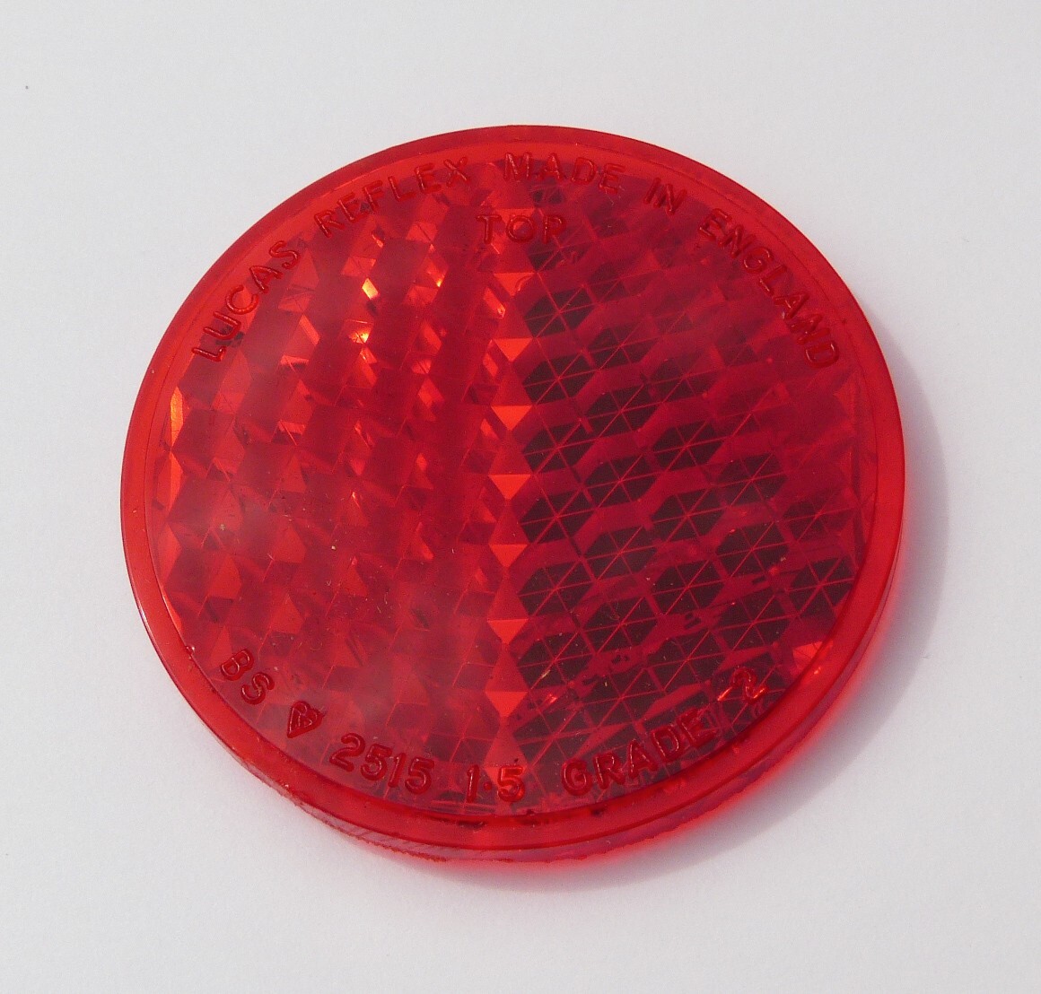 Genuine Lucas NOS 574749 RER2 RER5 RER6 RER7 RER16 RER18 Red Reflector ...